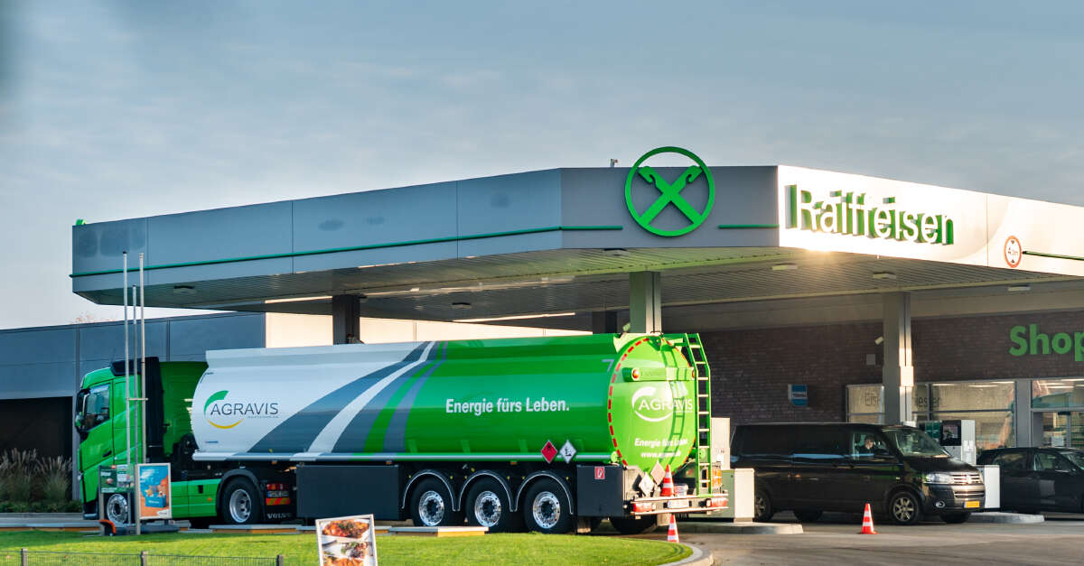 An den Raiffeisen-Tankstellen der AGRAVIS sorgen wir für Mobilität