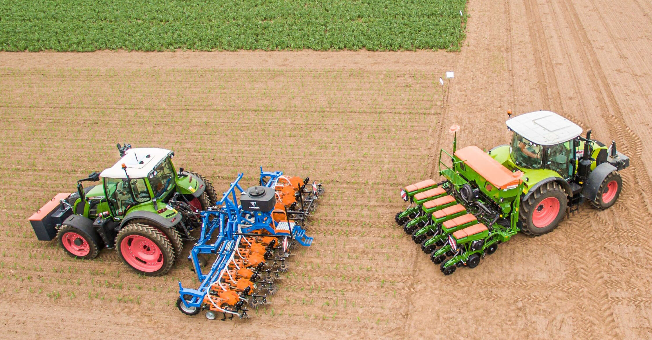 Mehr Biodiversität im Ackerbau mit „Controlled Row Farming“
